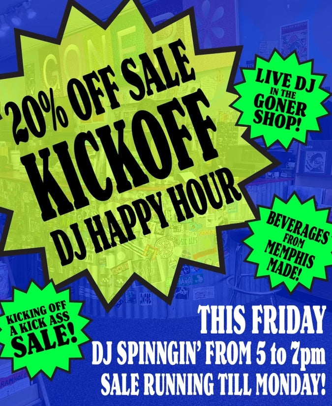 GONER TV: DJ HAPPY HOUR NOVEMBER 17 2023 – Goner Records