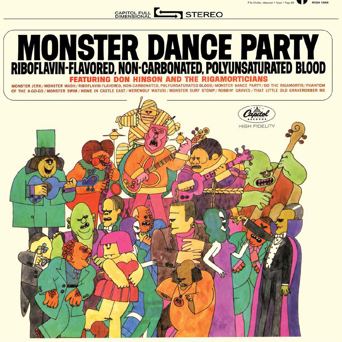 Don Hinson and the Rigamorticians - Monster Dance Party – Goner Records