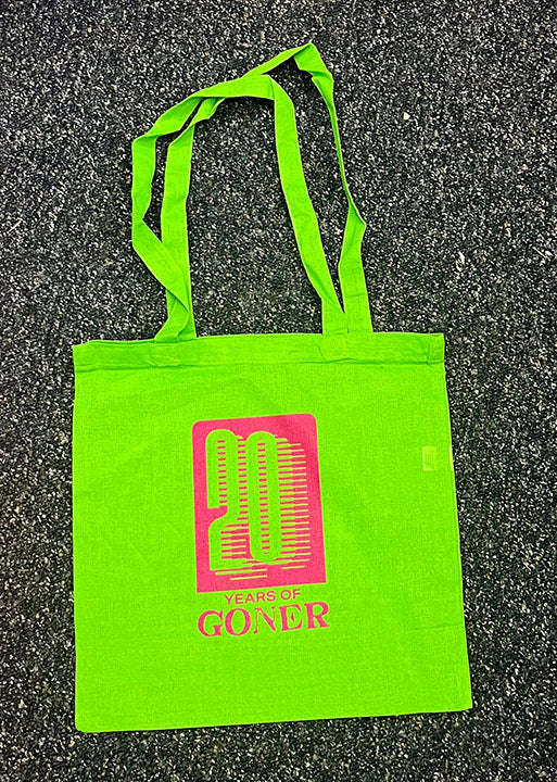 Tote Bag - 20 Years Of Goner! GONER20 COLLECTION! - IN STOCK! – Goner ...