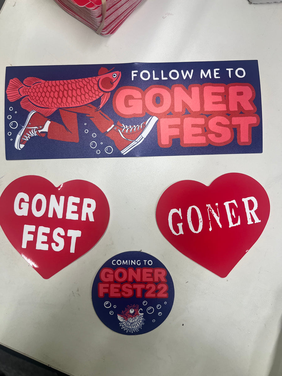 GONER HEART STICKERS – Goner Records