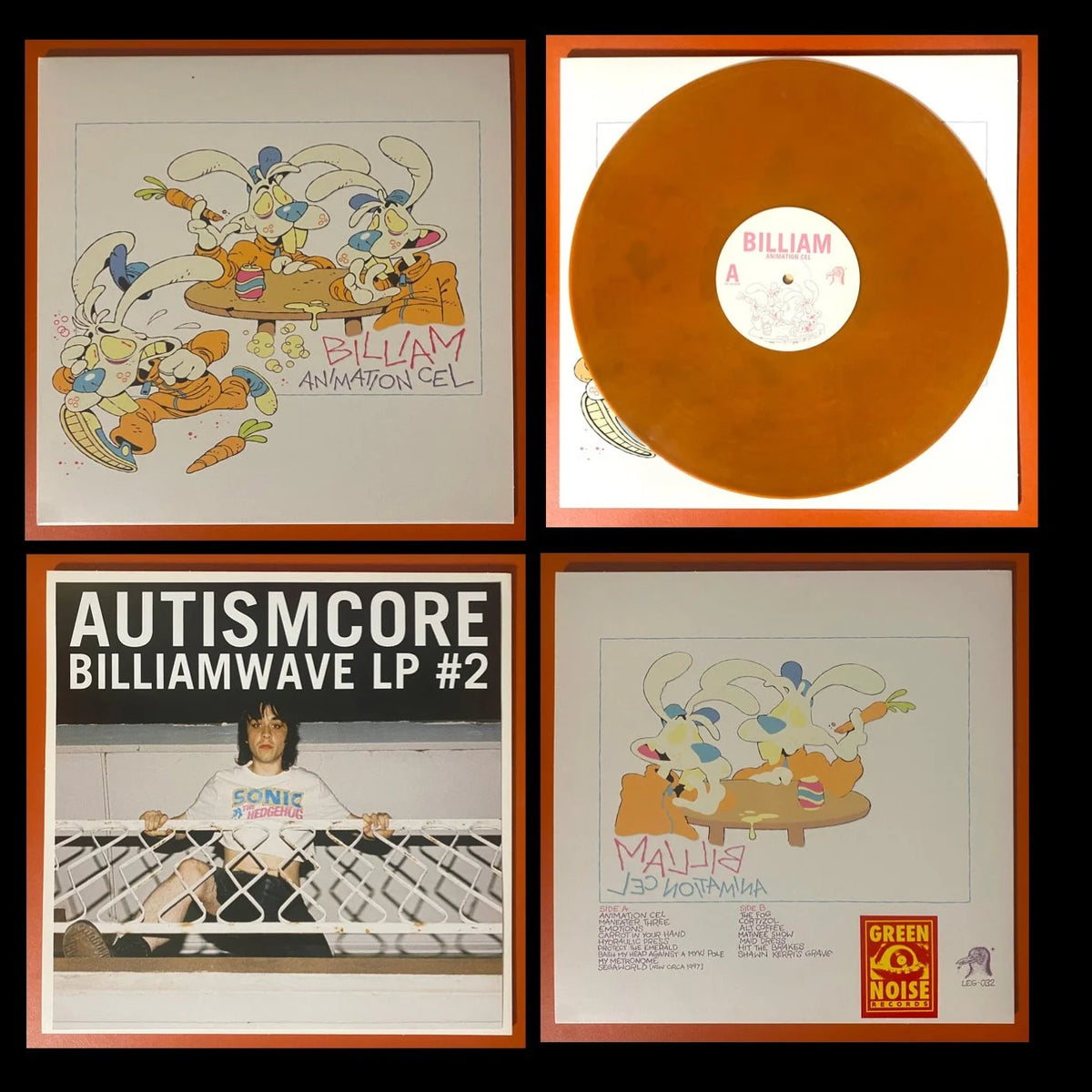 Billiam - Animation Cel LP [Legless, Australia] – Goner Records