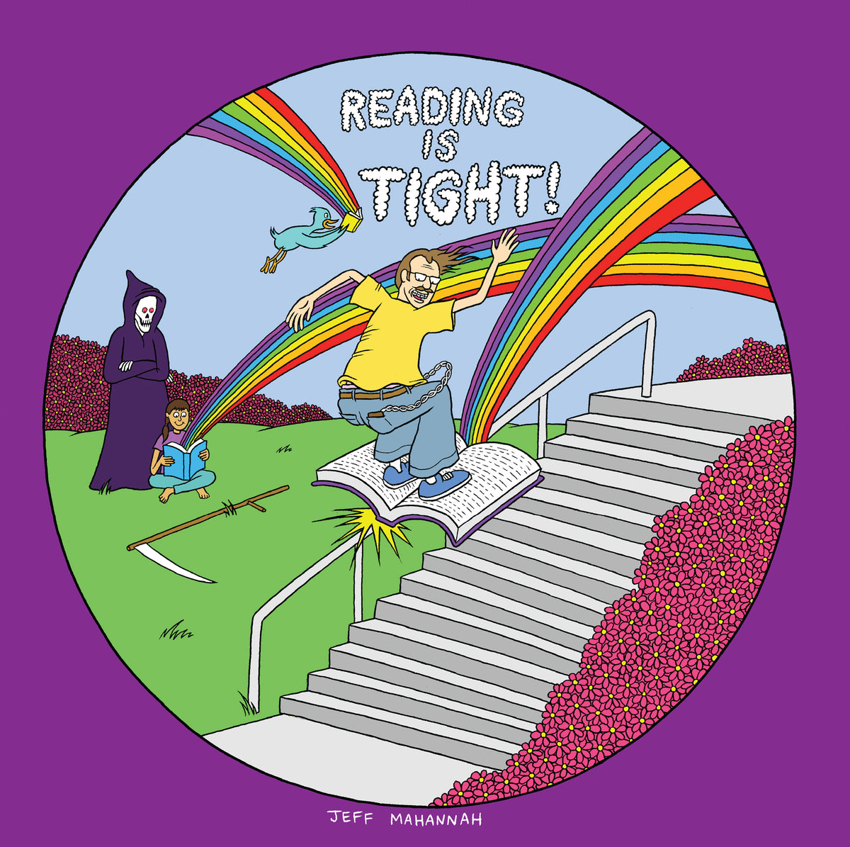 Reading Is Tight book by Jeff Mahannah – Goner Records